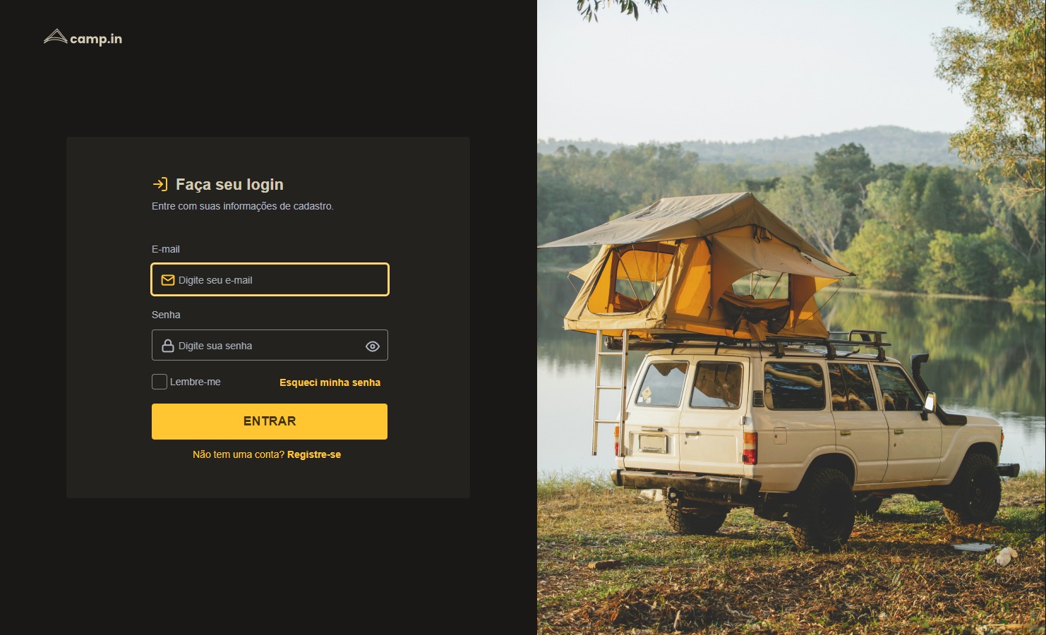 GitHub - rogiandrade/Login-Form: Neste desafio eu fiz um formulário de login