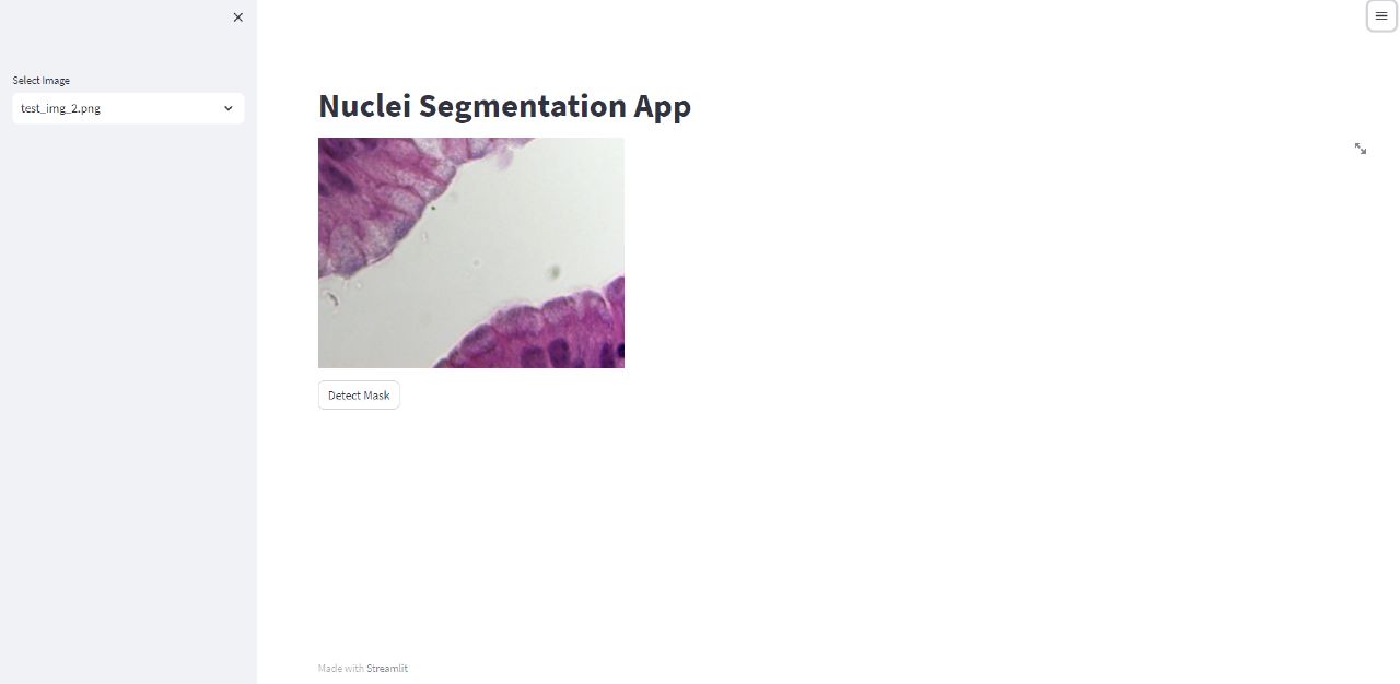 GitHub - ishita-5062/Nuclei-Segmentation-App-using-UNet: Nuclei Segmentation App using UNet