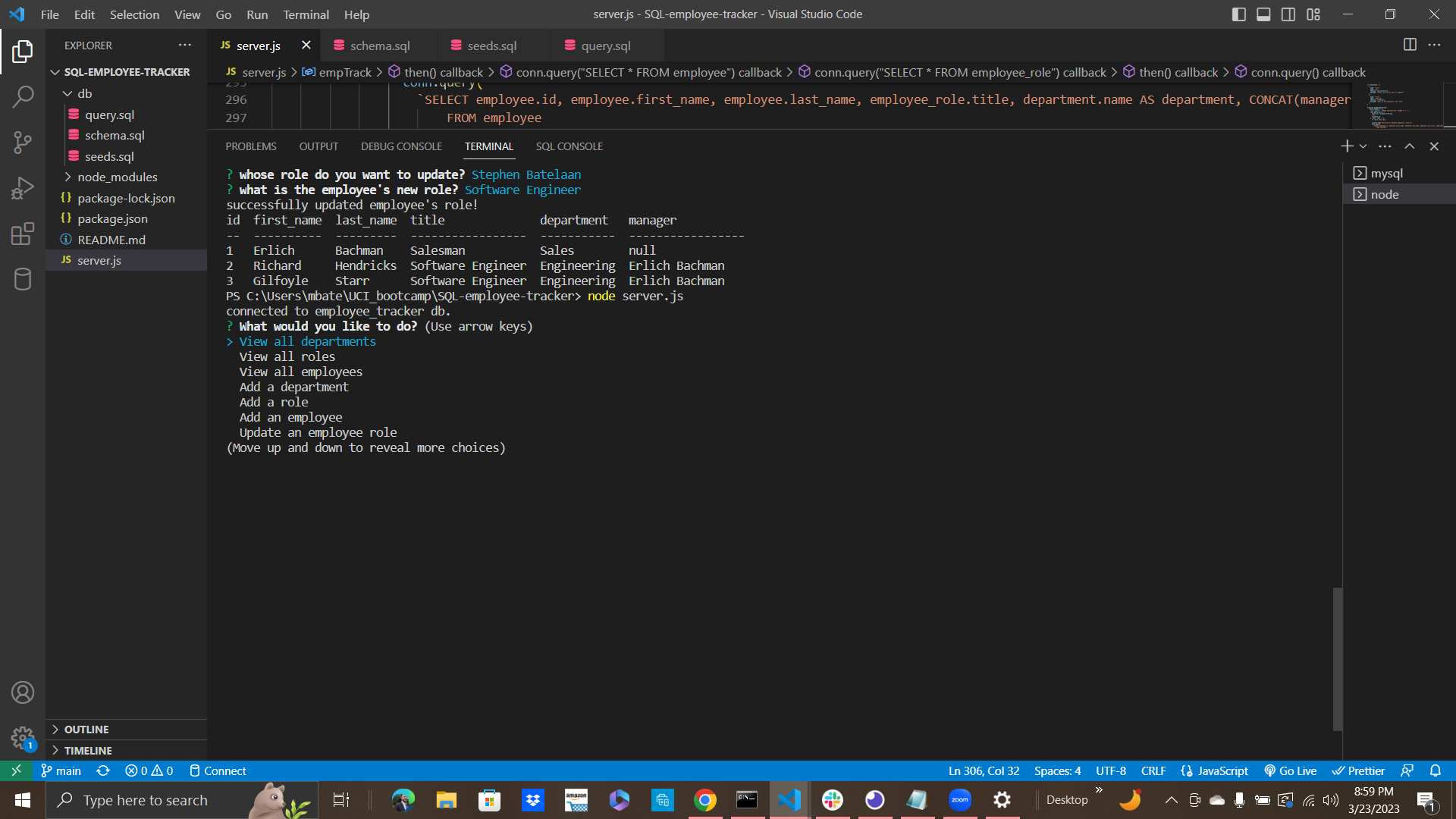 GitHub - sbatelaan/SQL_employee_tracker