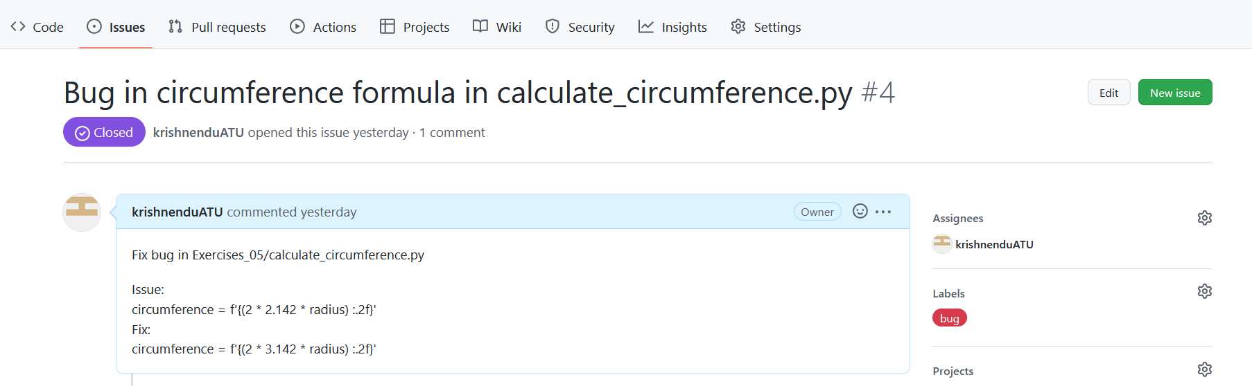 Github L00170962python 1 This Repository Contains Python Exercises
