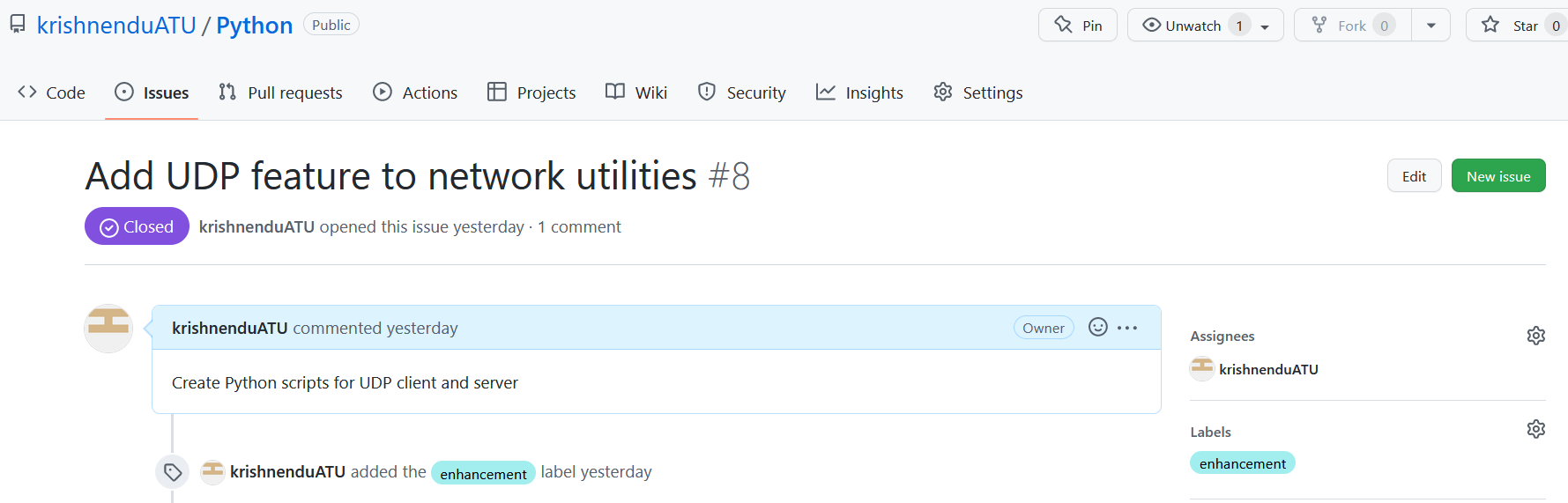 Github L00170962python 1 This Repository Contains Python Exercises