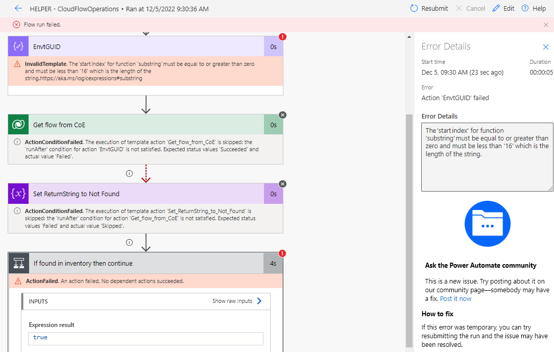 [CoE Starter Kit - BUG] - Critical Flows not completing successfully · Issue #4339 · microsoft ...