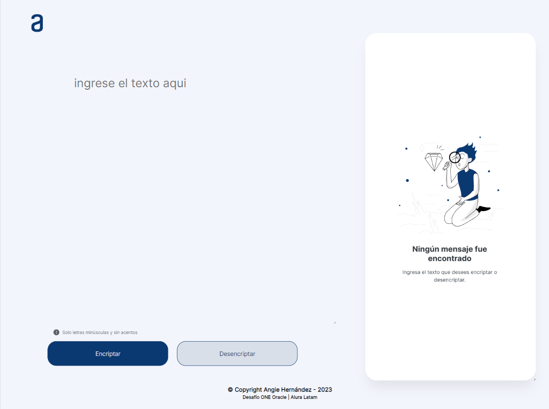 GitHub - angiehernandezc/encriptador: Encriptador de texto con JavaScript