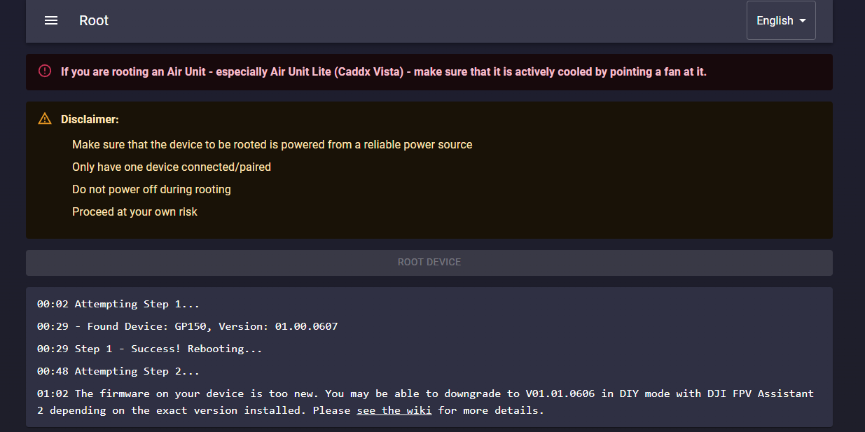 Version 1 00 0607 Says Firmware Is Too New · Issue 241 · Fpv Wtf Wtfos Configurator · Github