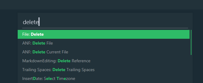 Add "File: delete" to Command Palette like Sublime Text · Issue #54476 · microsoft/vscode · GitHub