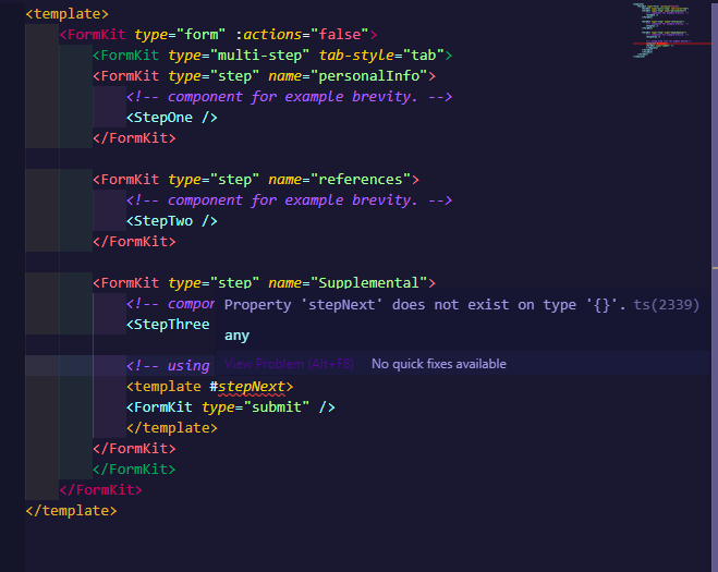 Typescript Error Vscode Formkitcomponent · Issue 900 · Formkitformkit · Github 0688