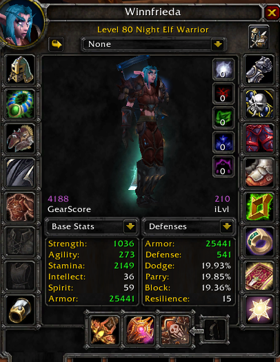 Level 80 Nightelf warrior base stats wrong - Reason unknown · Issue #1967 · wowsims/wotlk · GitHub