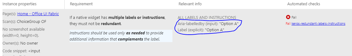 ChoiceGroup: keros-redundant-labels-instructions failure · Issue #5059 · microsoft/fluentui · GitHub