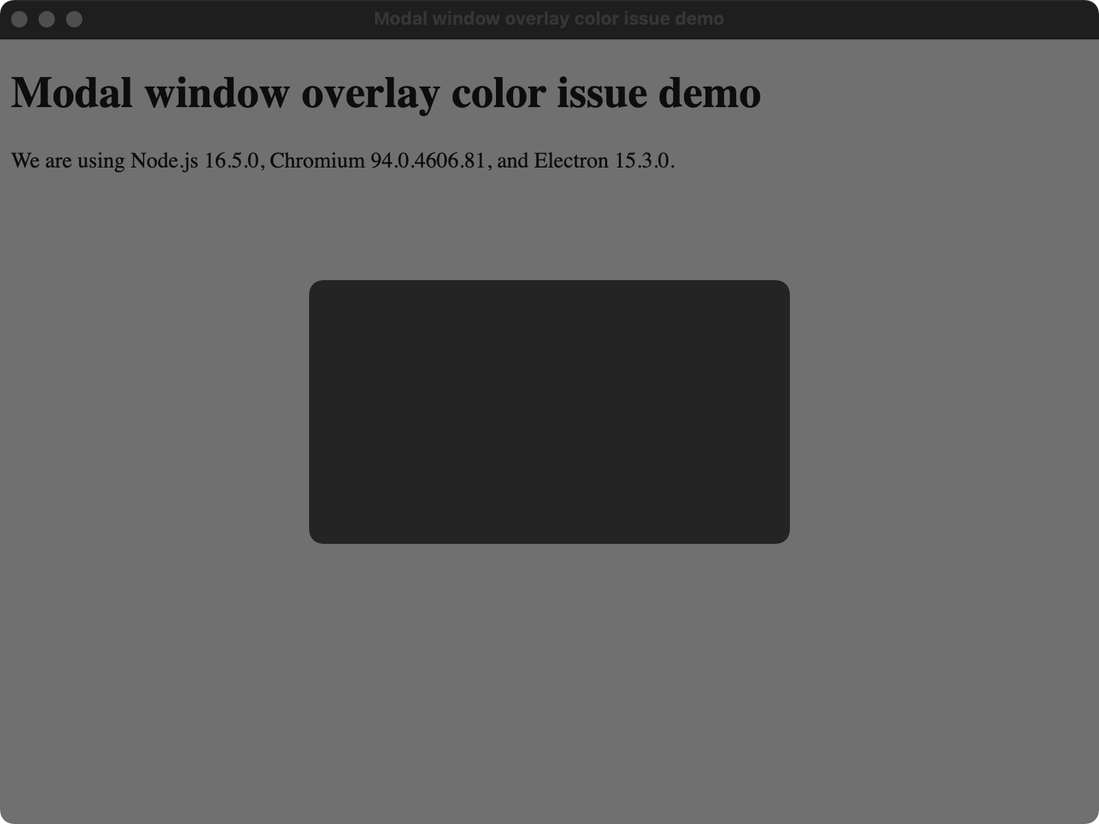 [Feature Request]: overlay colour setting for modal browser window ...