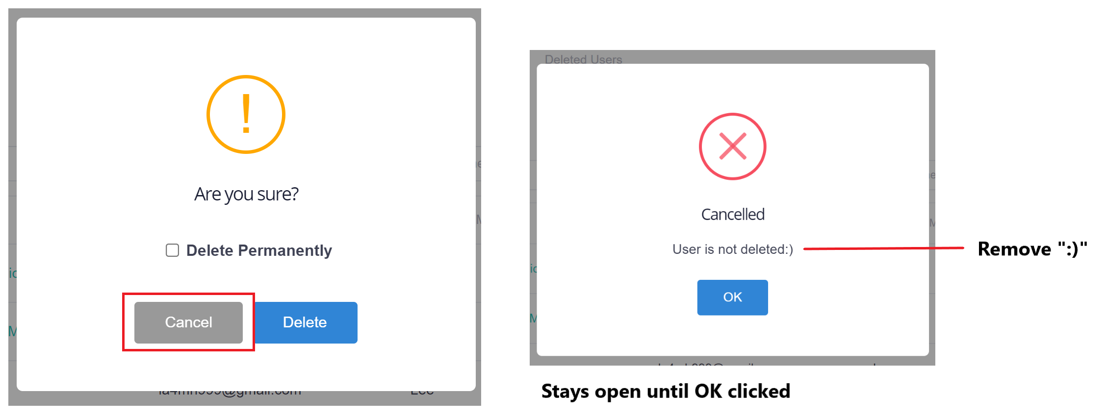 User Delete popups: Alerts or Messages? · Issue #465 · MicroHealthLLC ...