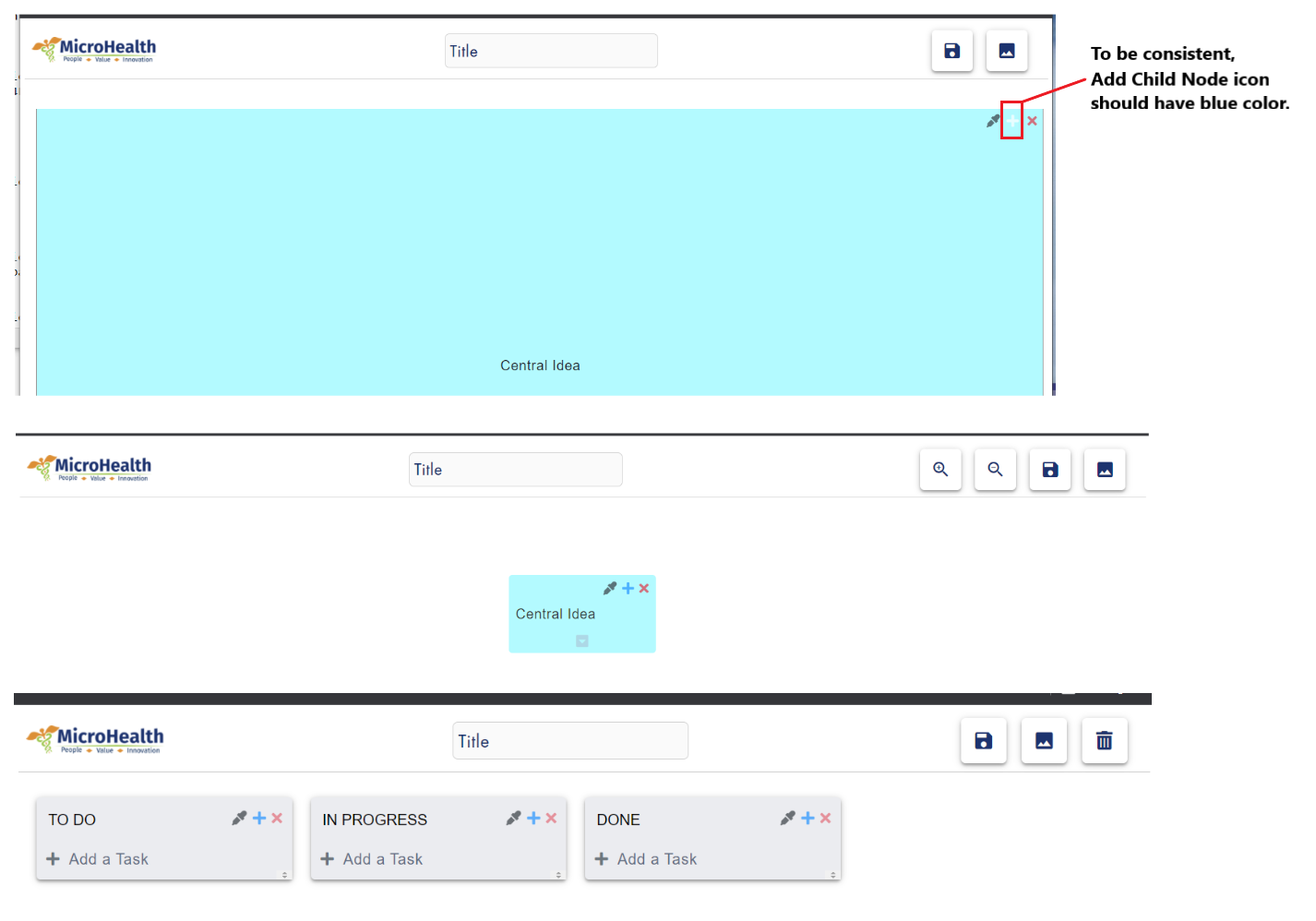 Tree Map: To be consistent, Add Child Node icon should have blue color. · Issue #382 ...