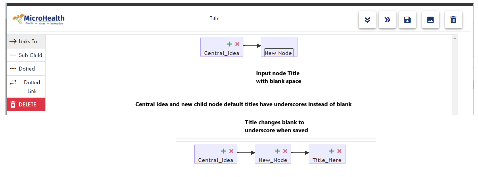 Flow Map: Titles of default nodes should have blank instead of underscore · Issue #414 ...