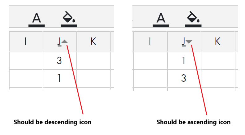 Spreadsheet: Fix column sort icons · Issue #733 · MicroHealthLLC/mSuite ...
