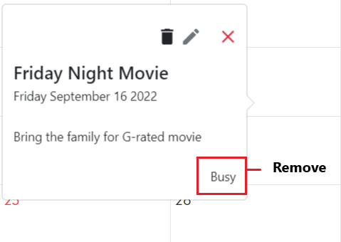 Calendar: Remove "Busy" from event card · Issue #856 · MicroHealthLLC ...