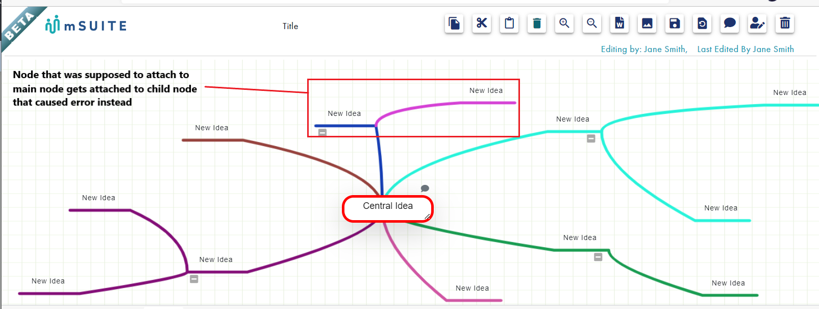 Mindmap: Fix node attachment error and wrong node attachment issue caused as a result of the ...