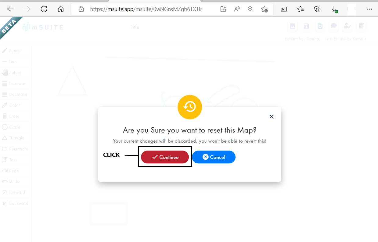 WhiteBoard: Clicking "Continue" to confirm "Reset" should reset map(s) · Issue #971 ...
