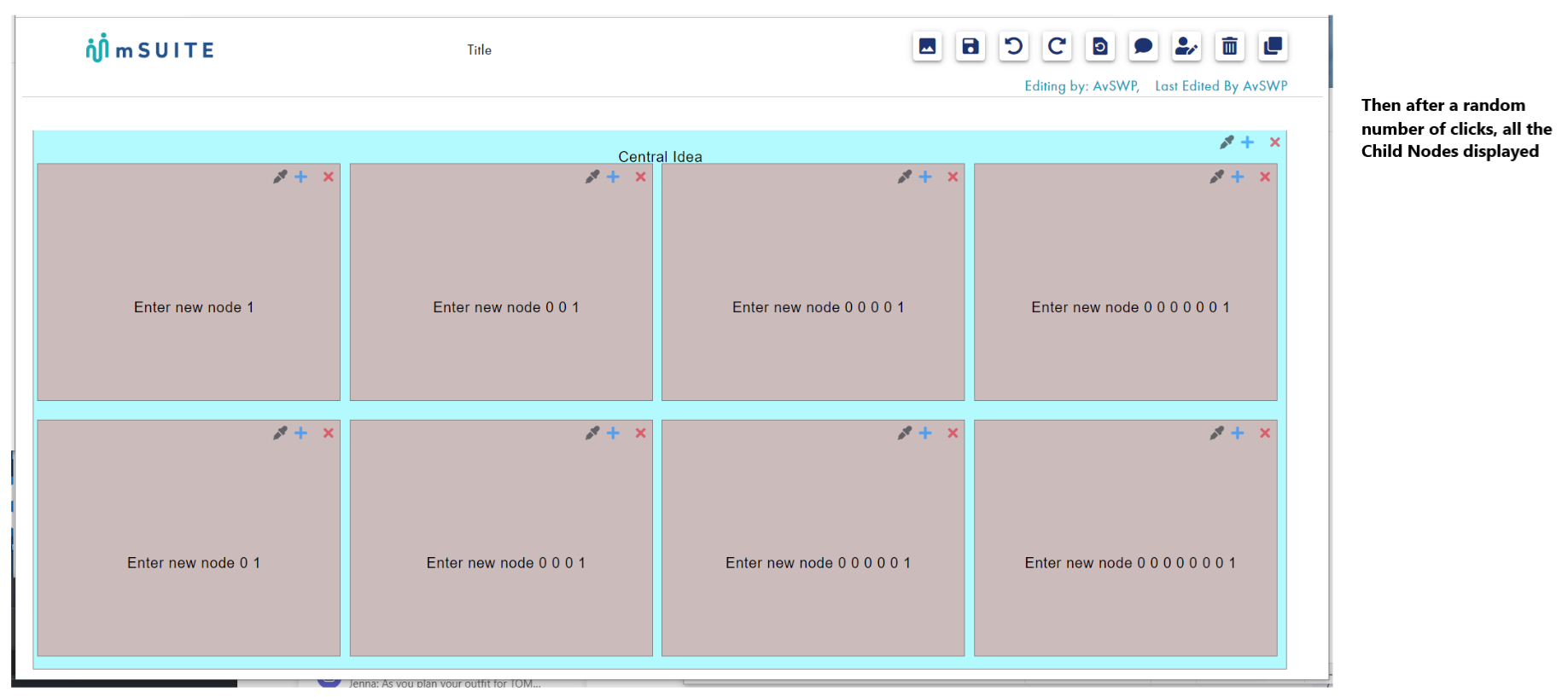 DEV and QA: TreeMap, TreeChart, and FlowMap: Clicking "Add Child Node" should automatically ...