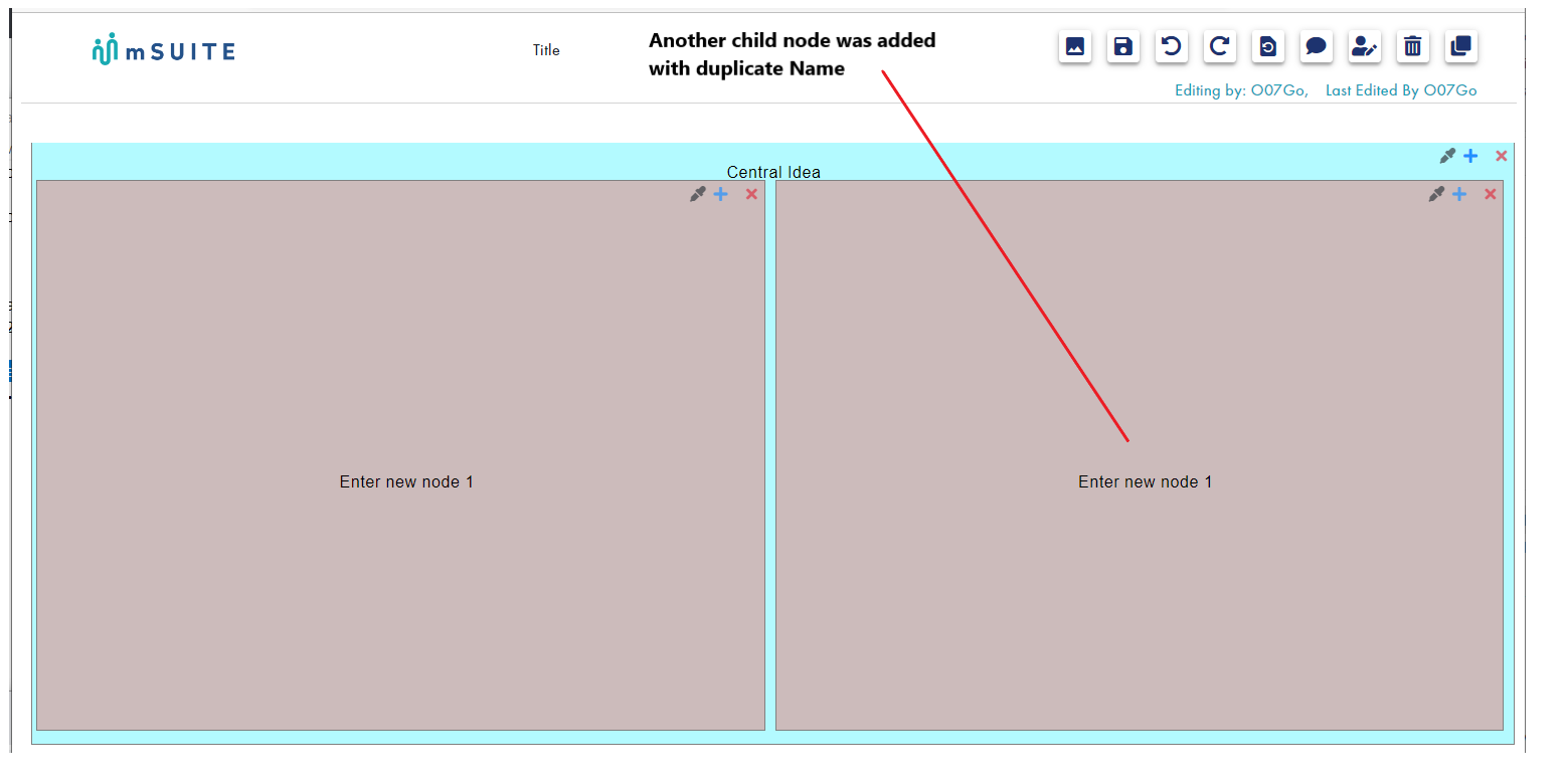 QA and Beta - TreeMap: Edit node Title should have updated the edited node, not another node ...