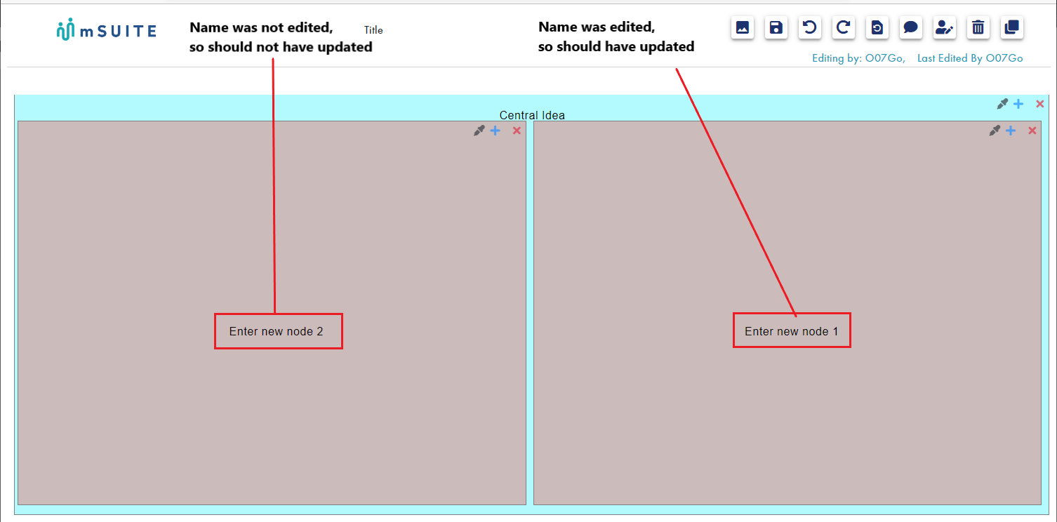 QA and Beta - TreeMap: Edit node Title should have updated the edited node, not another node ...