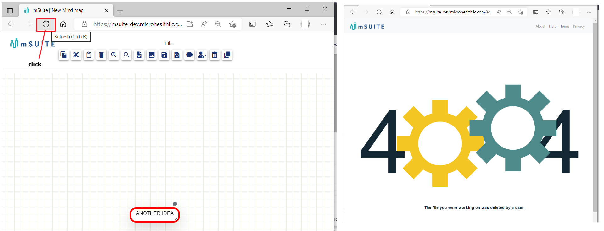 Mindmap: Save Private map (without default content) should not get automatically deleted after ...