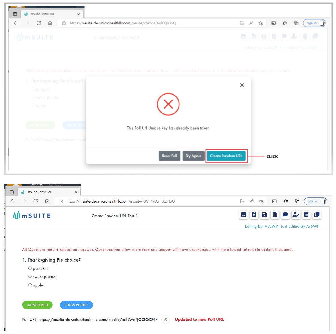Should complete "Create Random URL" function · Issue #1208 · MicroHealthLLC/mSuite · GitHub