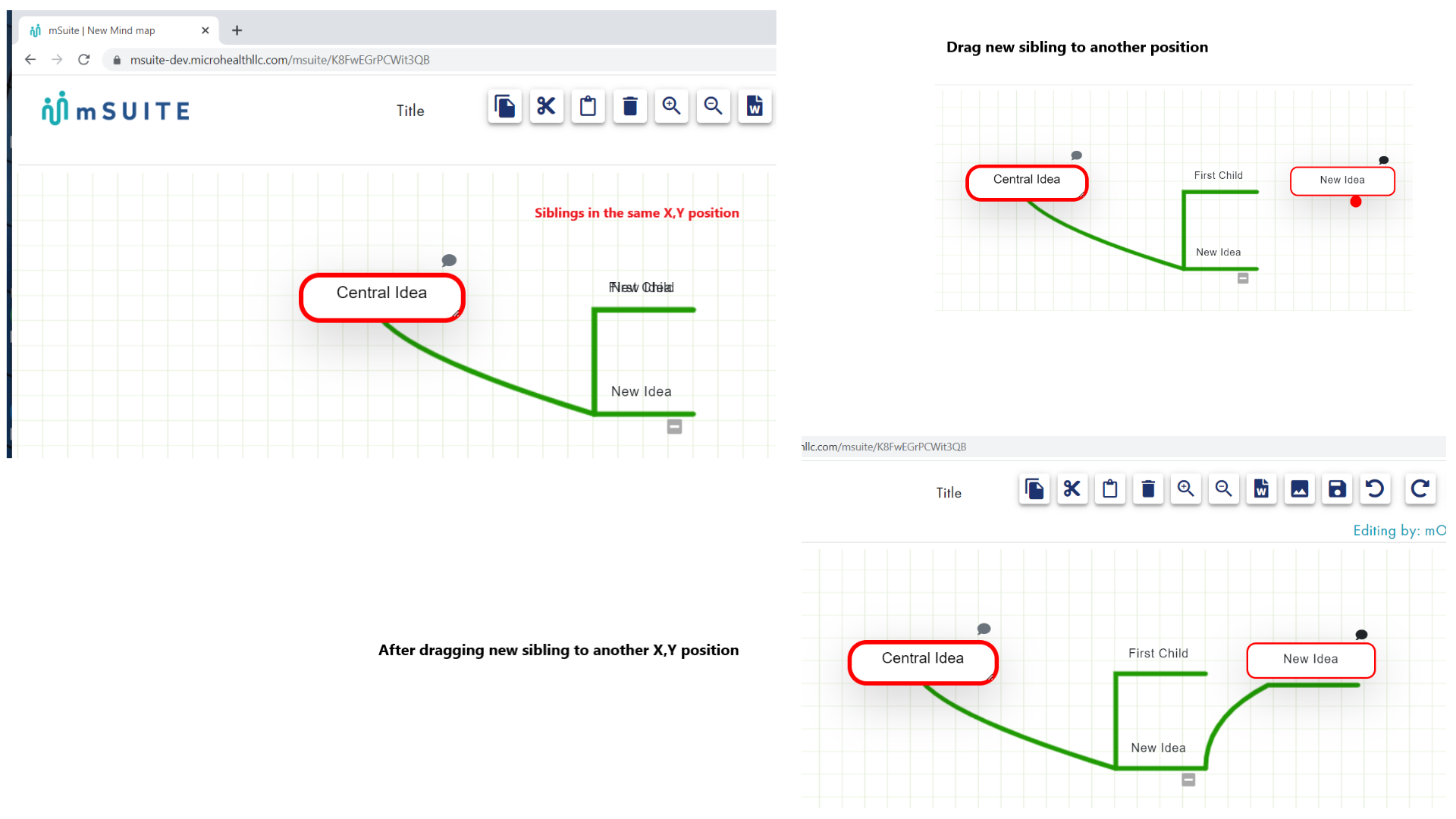 Mindmap: Should not "Paste" node above another node in the same X,Y position · Issue #1339 ...