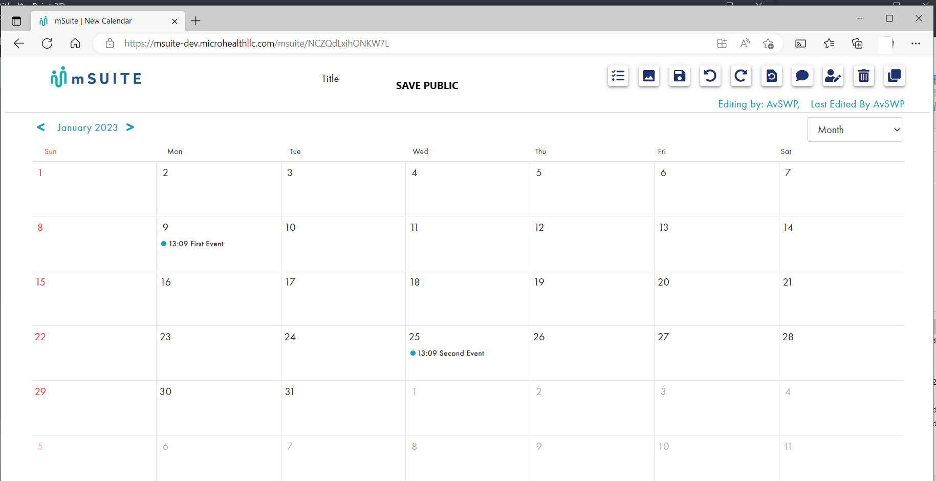 Save Private Calendar should have legible event Title · Issue #1341 ...