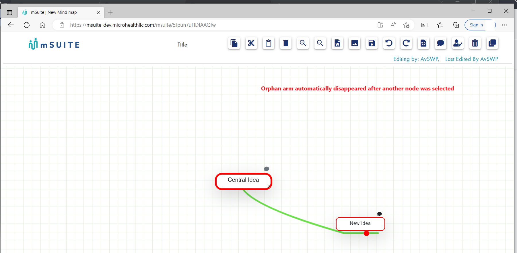 Mindmap: Node should not automatically disappear after drag 'n drop · Issue #1356 ...