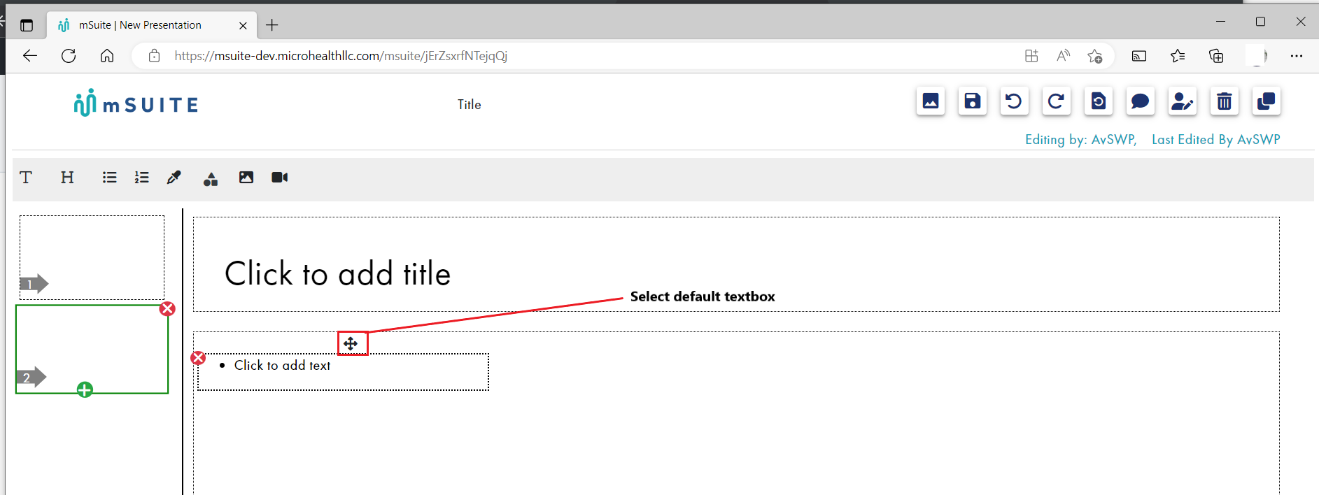 Presentation map: Should be able to Move textbox container to a different position · Issue #1476 ...