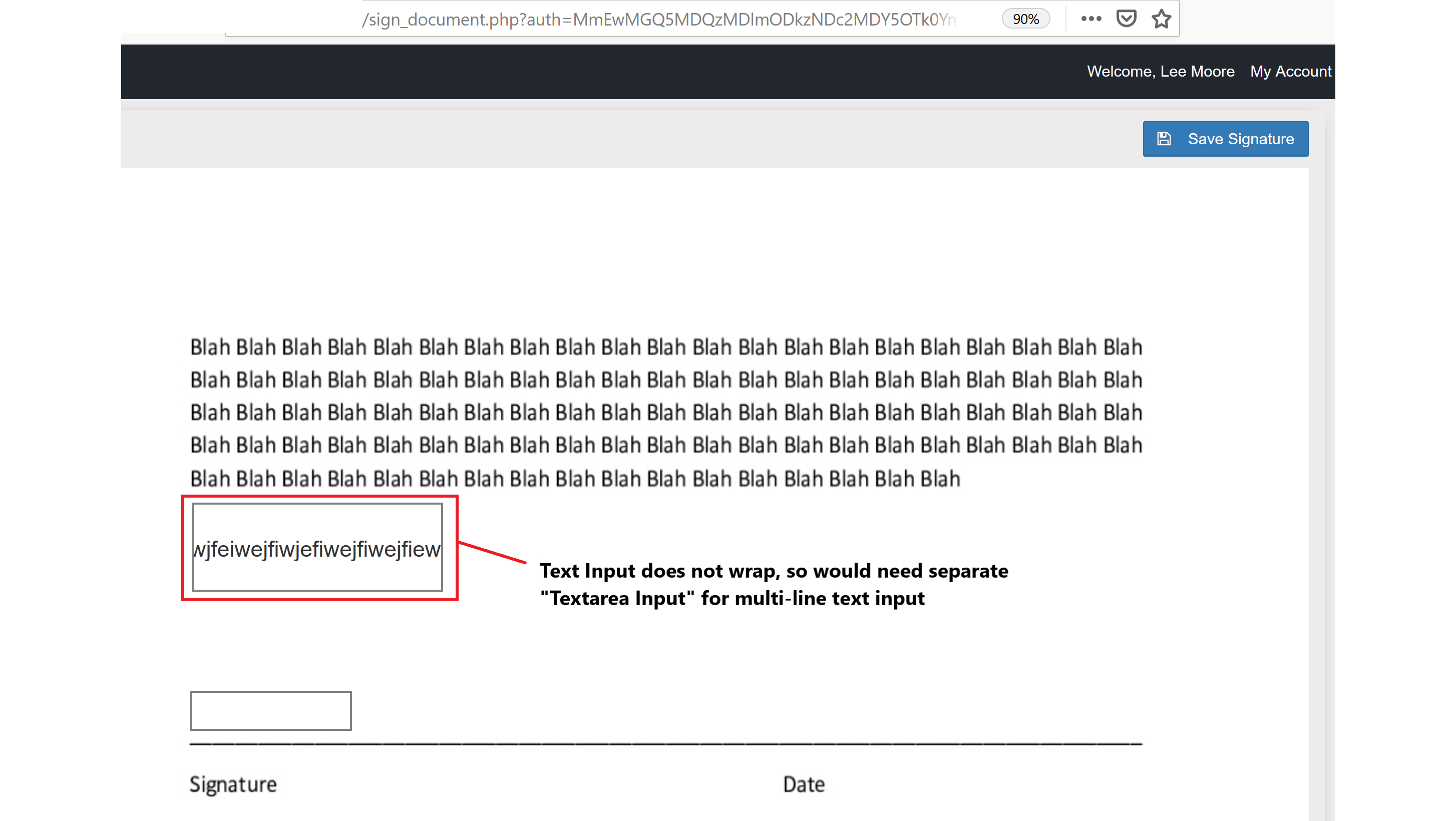 Createsignaturespotphp No Need To Resize Height For Text Input Box Because Text Does Not