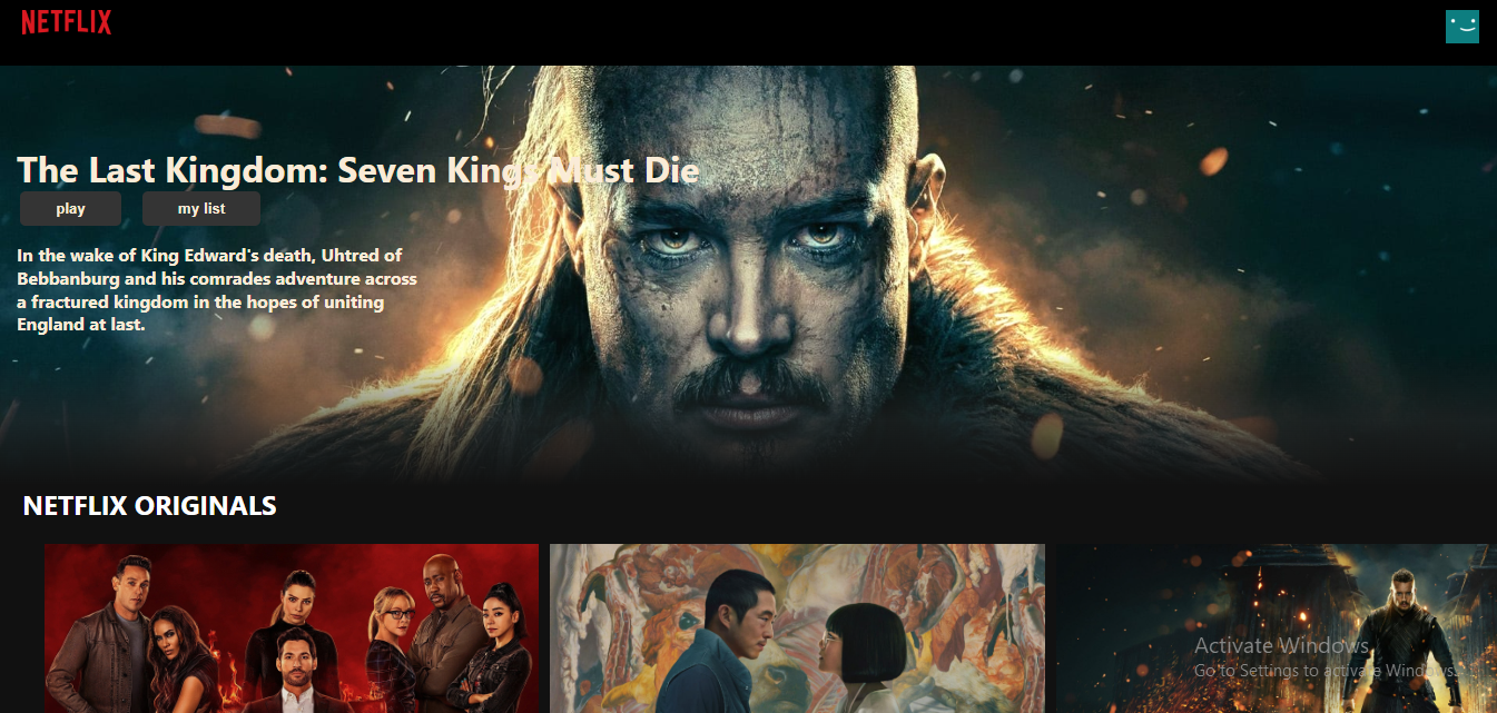 GitHub - ARJUNMK007/NETFLIX-CLONE: NETFLIX-CLONE with TMDB Movie Api