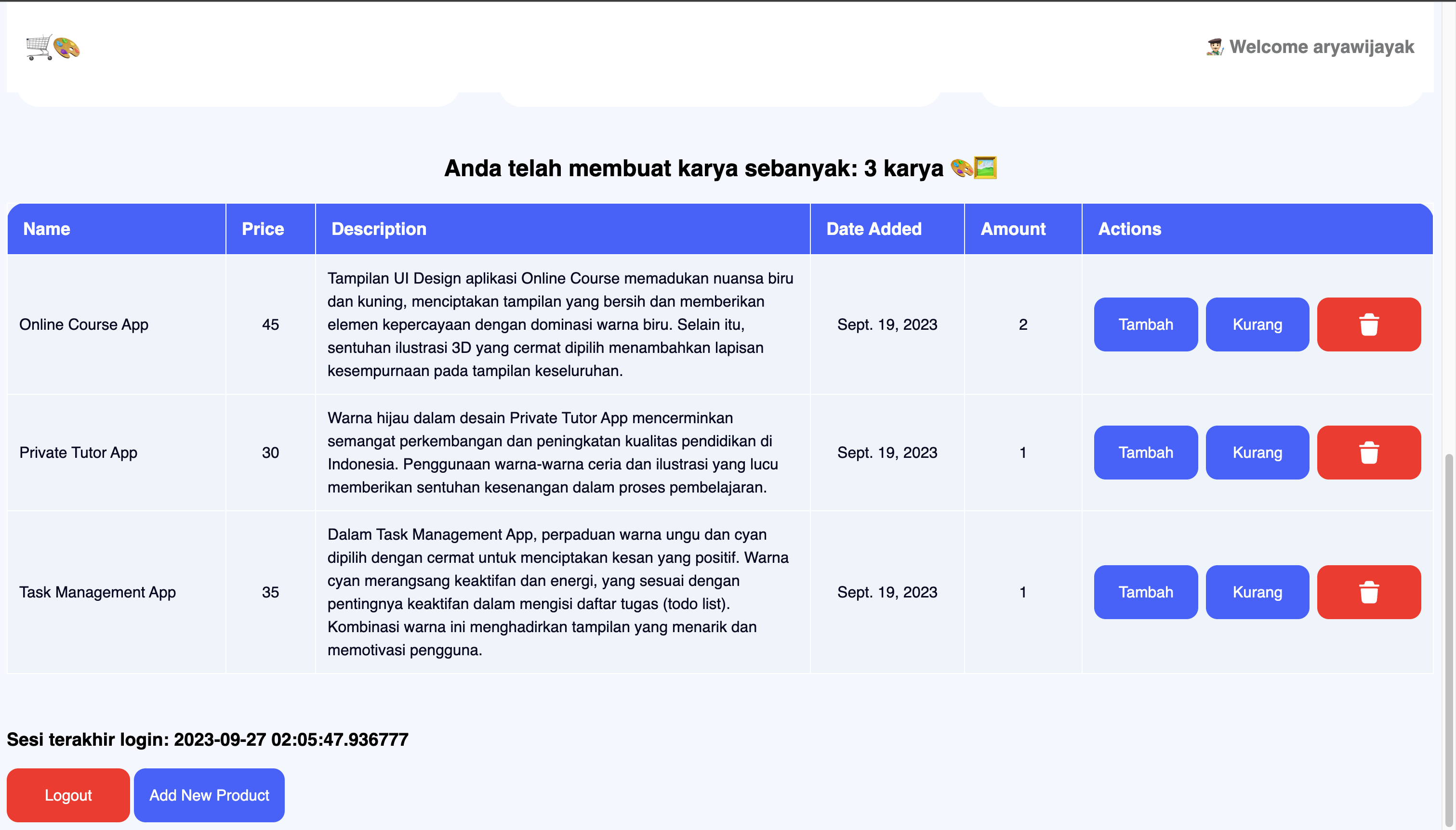 GitHub - aryawijayak/shopping-art: Tugas 2 Pemrograman Berbasis Platform
