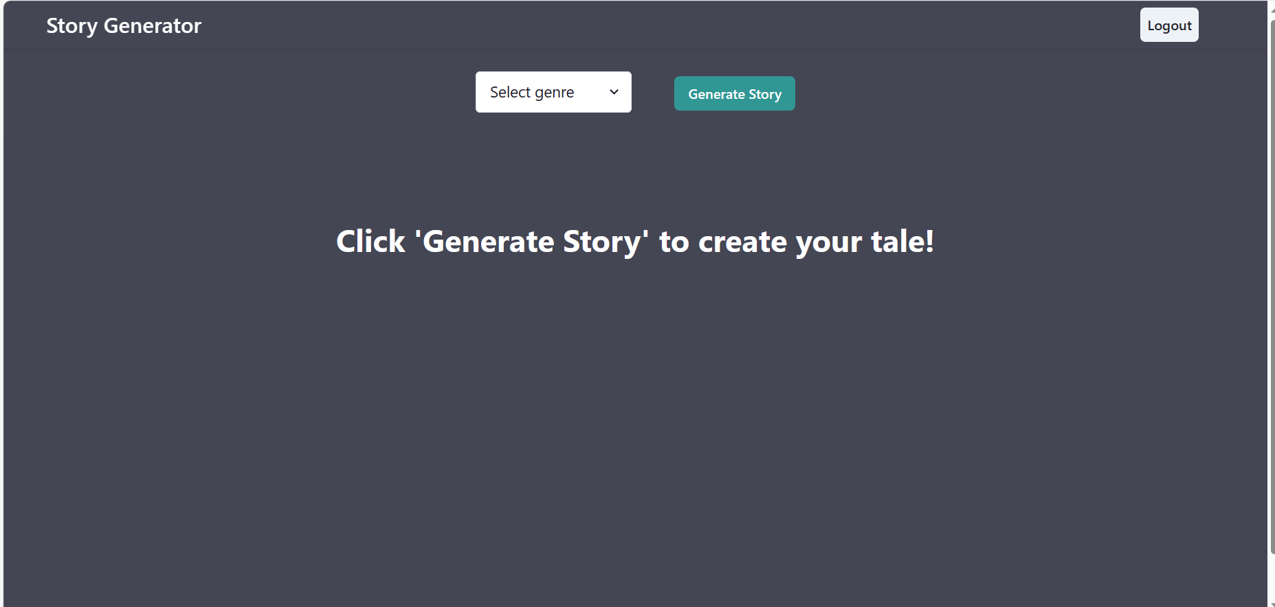 GitHub - sharunnd/story-generator-ai: It is a storytelling website ...