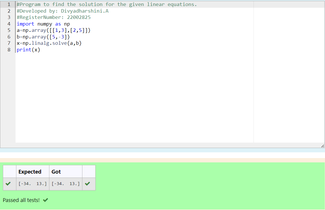 GitHub - divyadharshiniddanbarasu/-SOLUTION-TO-A-SYSTEM-OF-LINEAR-EQUATIONS