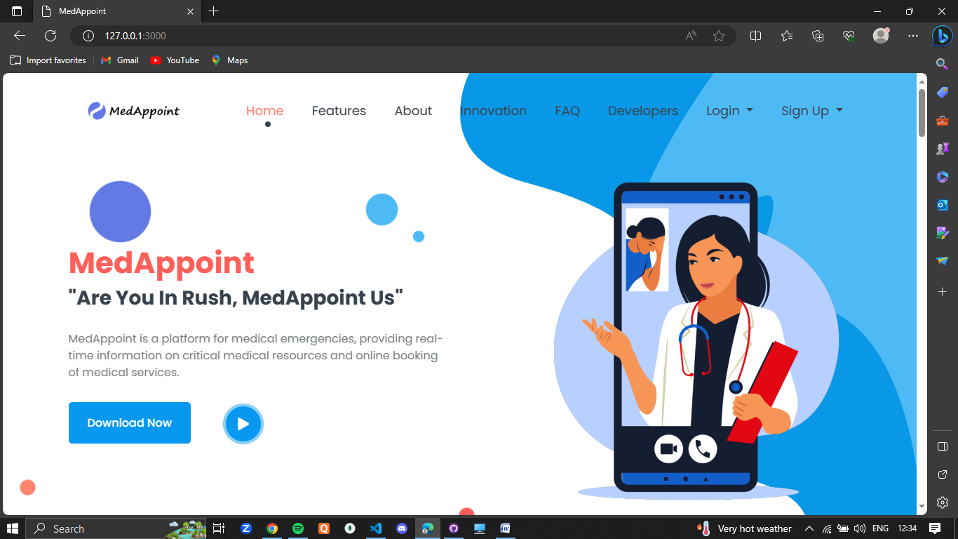 GitHub - mrenigmatic19/MedAppoint