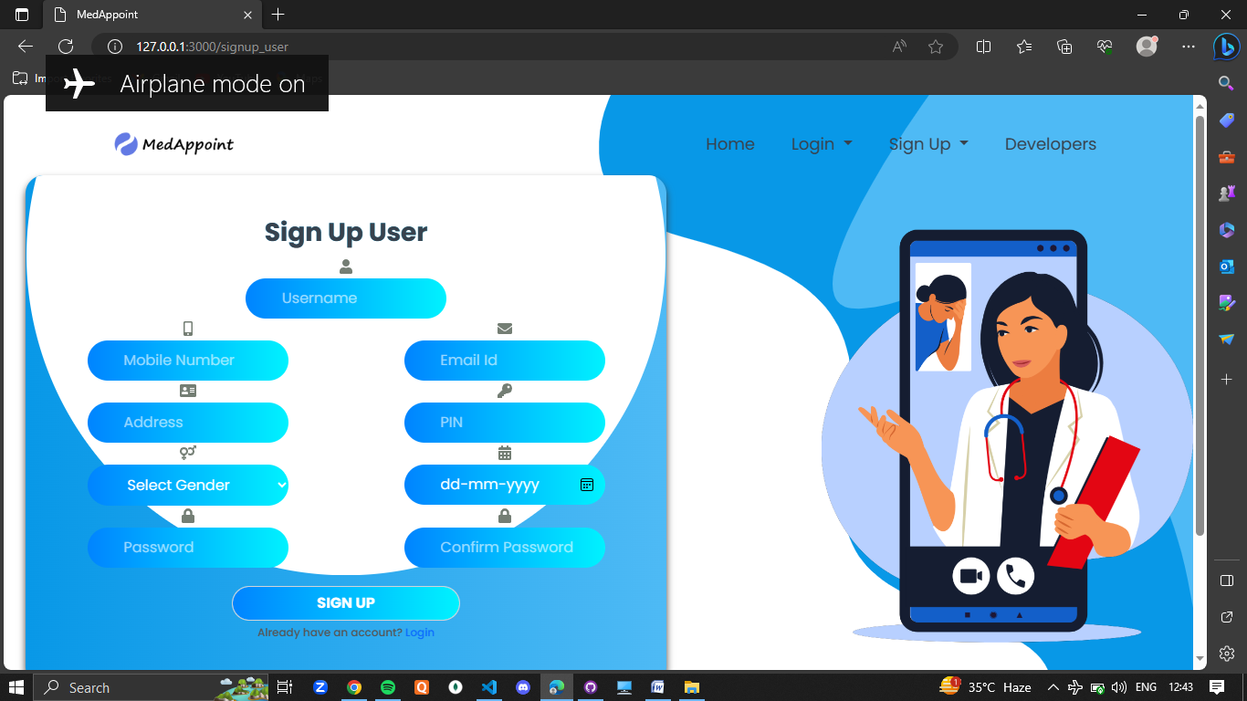 GitHub - mrenigmatic19/MedAppoint