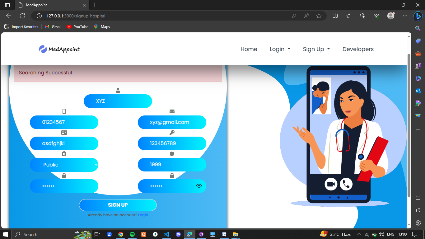GitHub - mrenigmatic19/MedAppoint