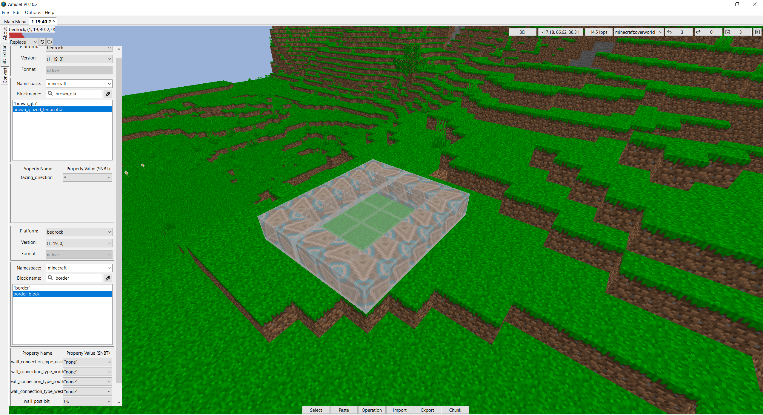 [Bug Report] Blocks Cannot Be Replaced with Border Blocks · Issue #815 · Amulet-Team/Amulet-Map ...