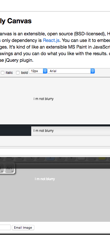 Itext text looks blurry · Issue #5086 · fabricjs/fabric.js · GitHub