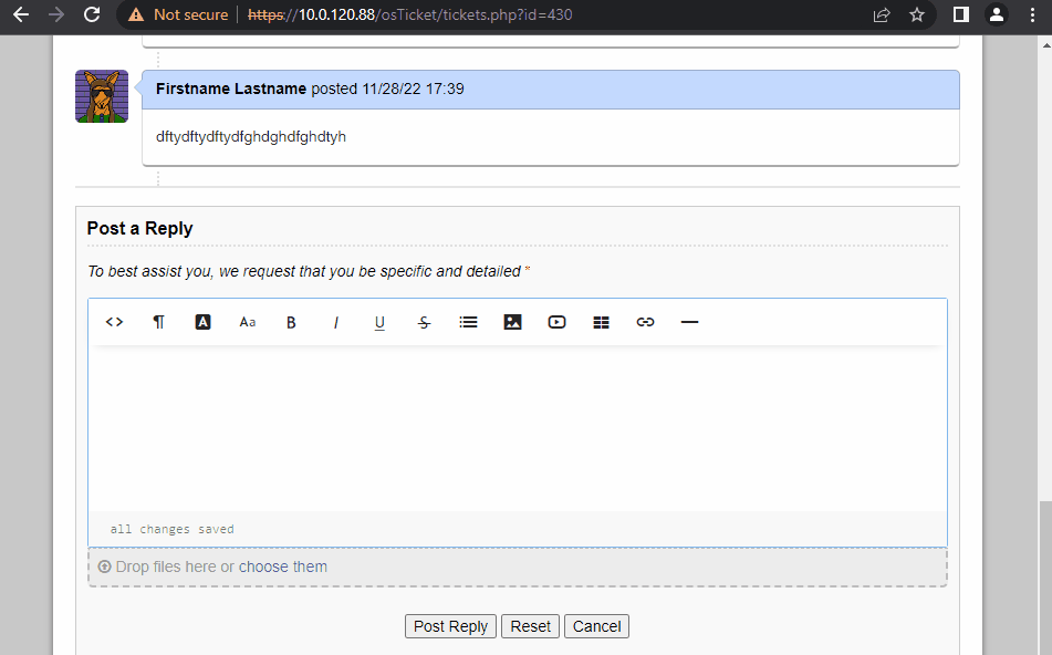 Resubmission when posting a reply in client portal · Issue #6393 ...