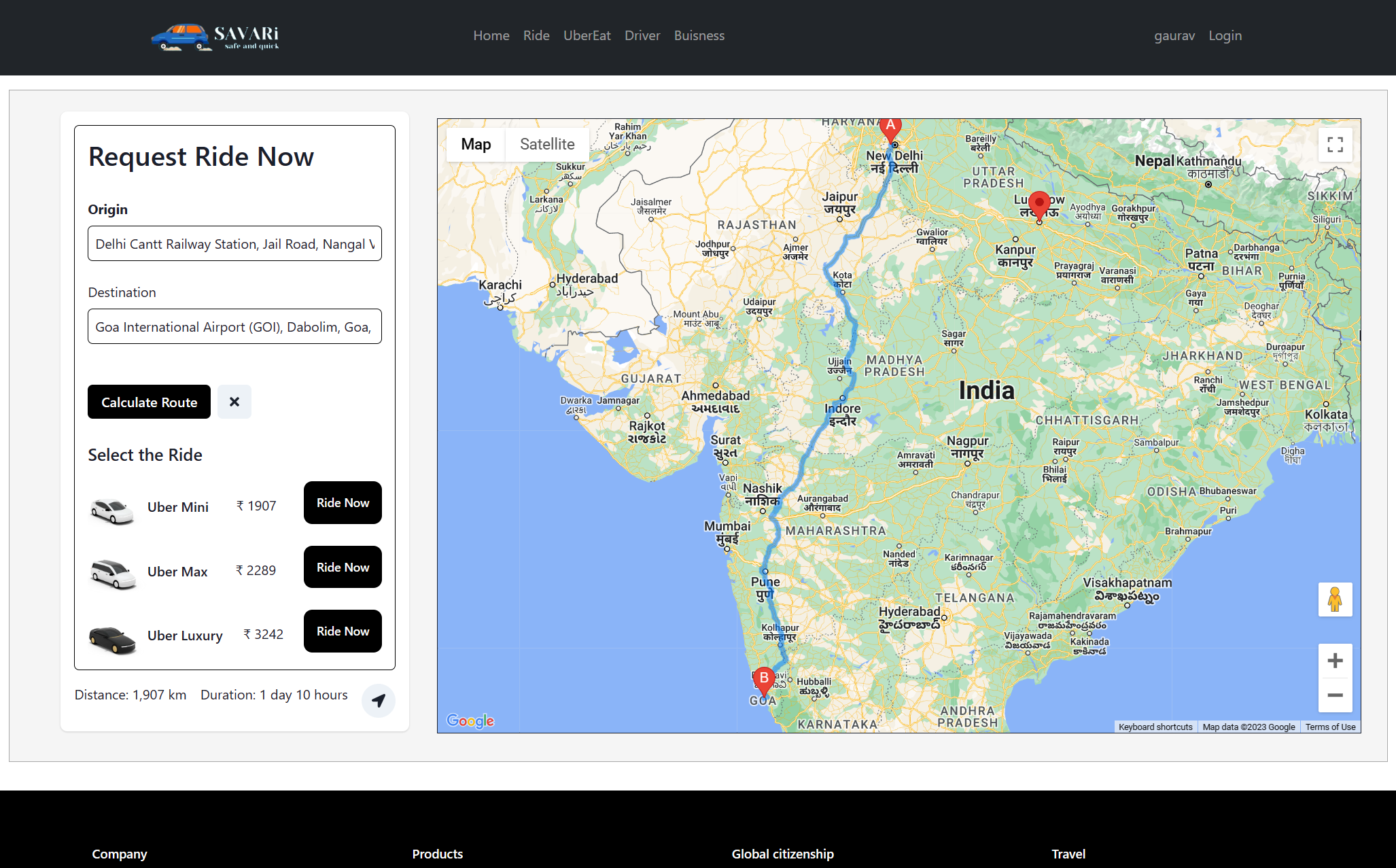 GitHub - snu0929/uber-clone-savari-app: An Uber clone is a replica of the popular ride-hailing ...