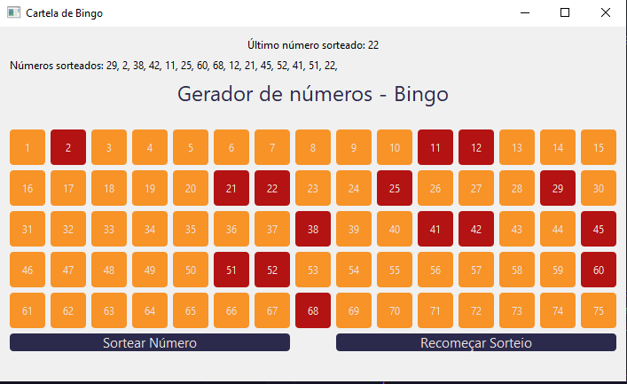GitHub - KahEsteves/CartelaBingoPy: Jogo de sortear números aleatórios ...