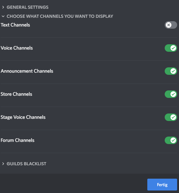 (BUG) "Choose what Channels you want to display" doesn't work · Issue #80 · JustOptimize ...