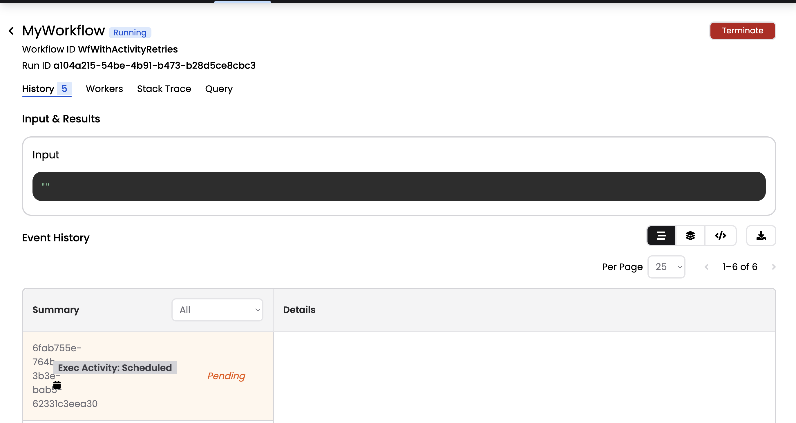 [0.4.0] Pending activities · Issue #305 · temporalio/ui · GitHub