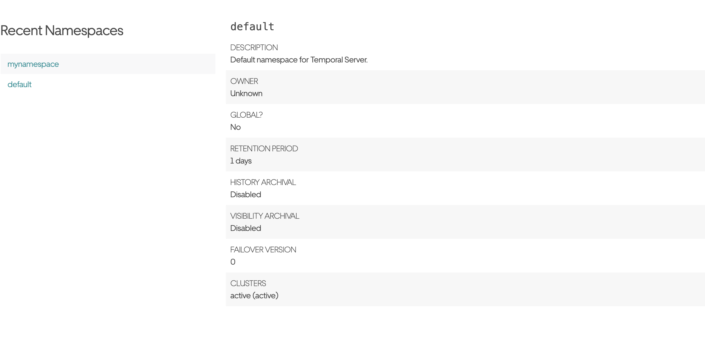 [0.4.0] Namespace info missing · Issue #321 · temporalio/ui · GitHub