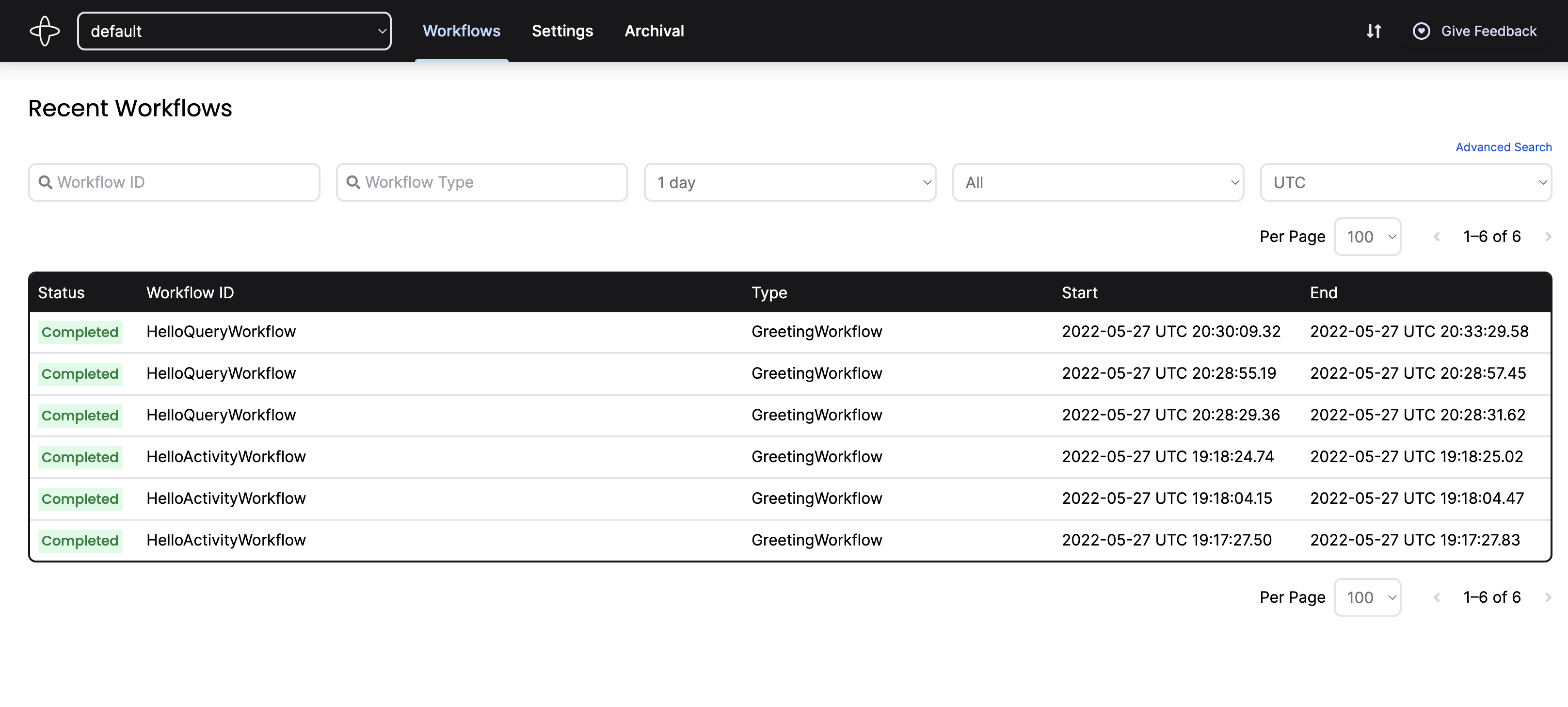 Archival only shows workflows that have not passed retention period · Issue #561 · temporalio/ui ...