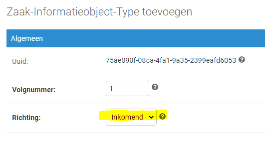 As an admin, I want to see the "richting" on the screen: "informatieobjecttype/change" · Issue ...