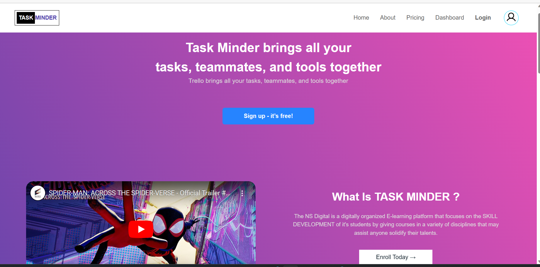 GitHub - senapathisowjanya/Task-Minder: Task Minder is a comprehensive online project management ...