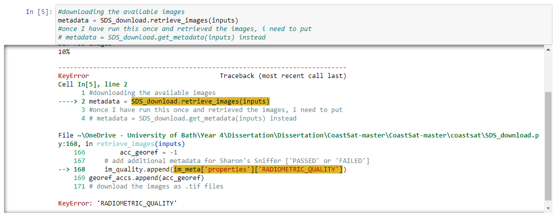 Download Issues · Issue 379 · Kvos Coastsat · Github