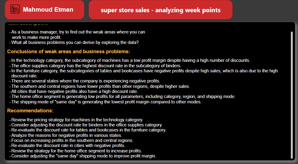 GitHub - mahmoudkhaledetman/Retail-Analysis